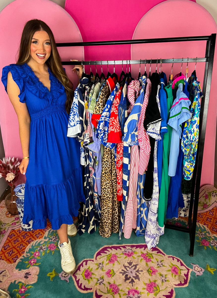 Layla Royal Dress – Sunflower Shoppe Boutique